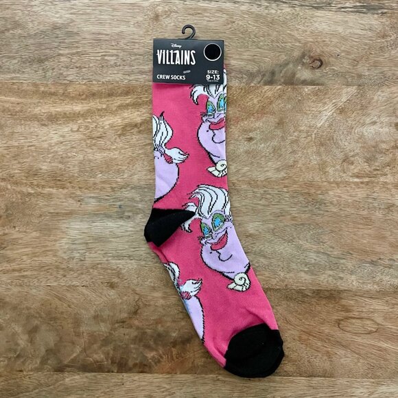 Disney | Accessories | 52 New Adult Little Mermaid Villain Ursula Socks ...